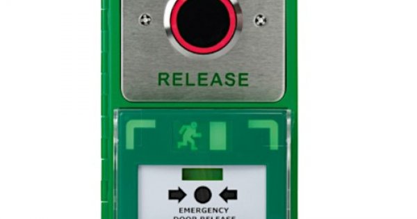 ICS Dual Unit MCP110 Call Point With Infrared Touch Free Exit Button