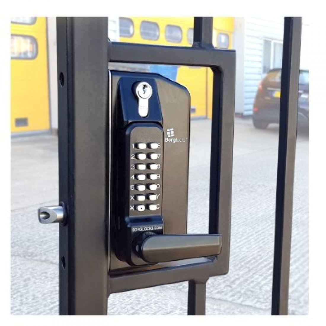 Borg BL3400 ECP Lever Operated Marine Grade Metal Gate Digital Lock