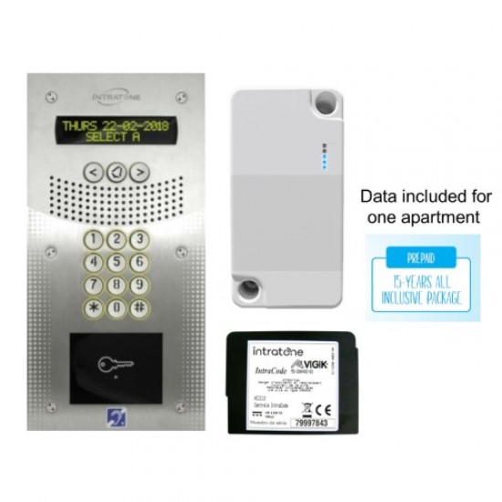 Intratone 1-10 Dwellings Kit With SC-02 Intercom, Door Controller, 4G ...