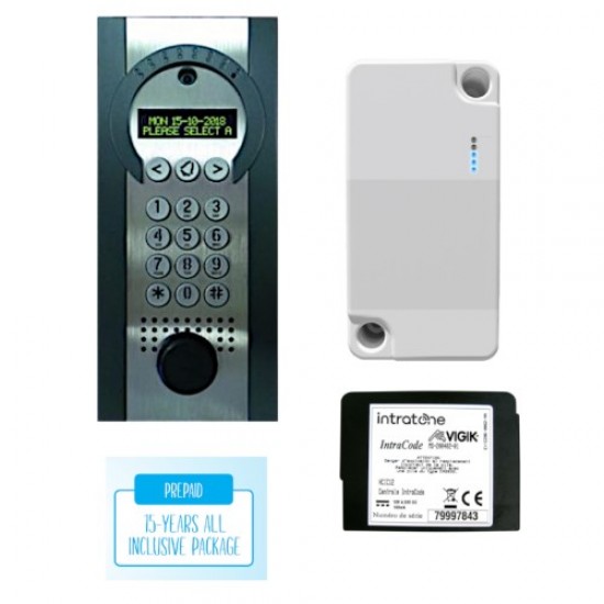 Intratone 1 Dwelling Only Kit With SC-01 Intercom, 1 Door Central Unit ...