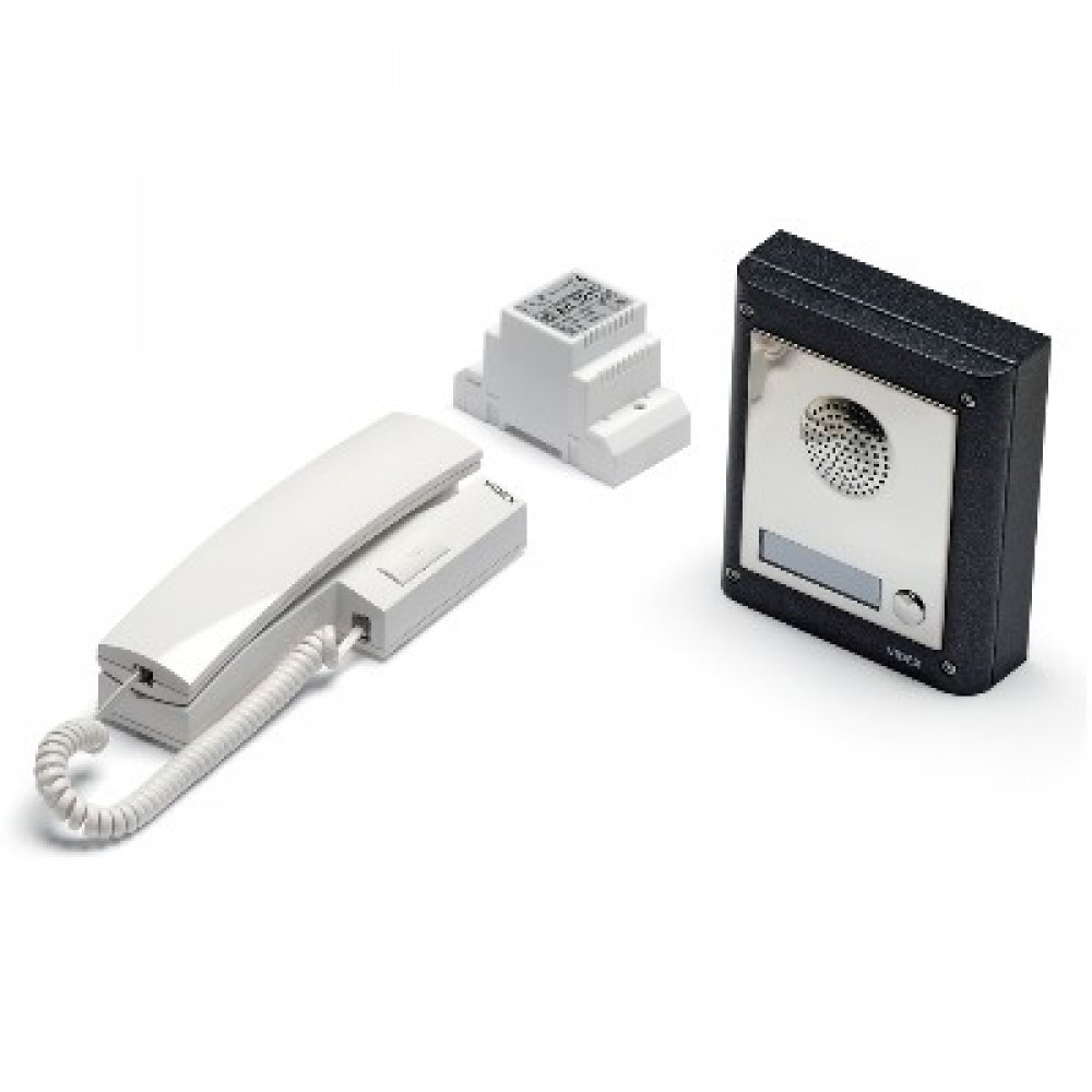 VidexSecurity 4K1S One Way Surface Mount Audio Intercom Kit