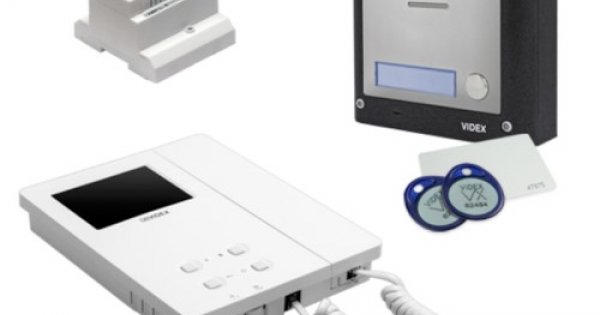 Videx 4K Video 1 Way Intercom Kit