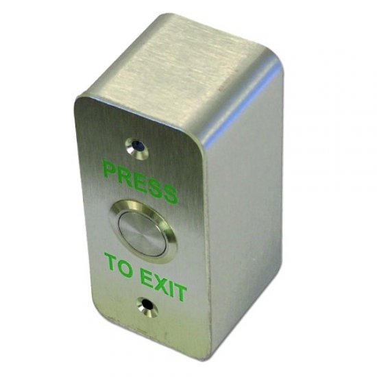 Narrow Style Stainless Steel Surface Exit Button