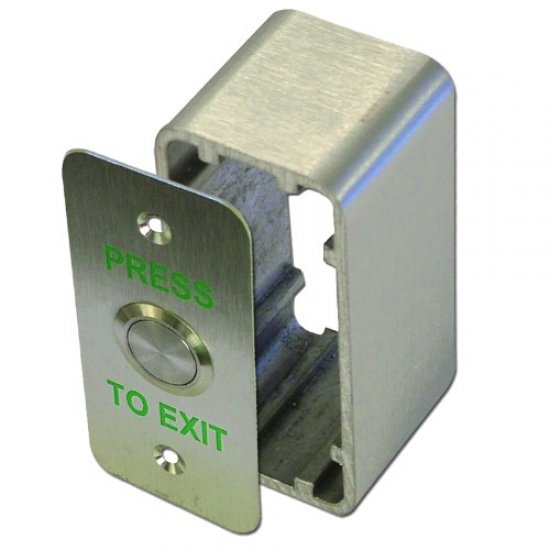 Narrow Style Stainless Steel Surface Exit Button