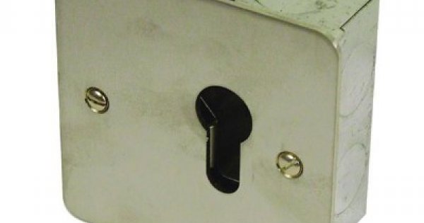 KS-600 1 Gang On Off Euro Key Switch