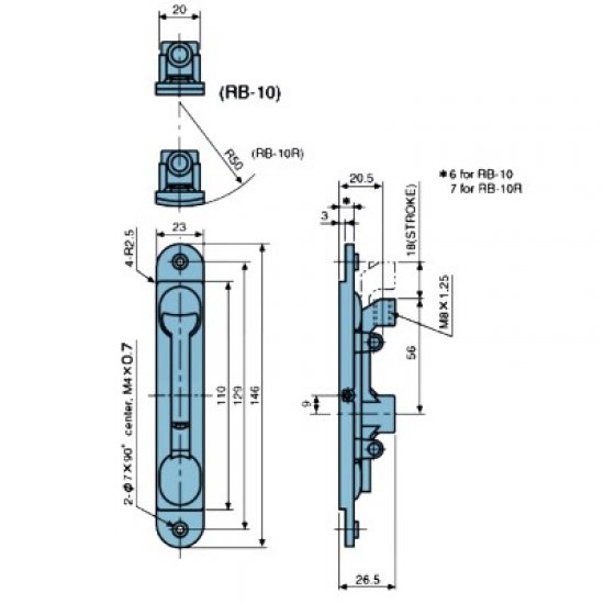 Ryobi Flush Bolt