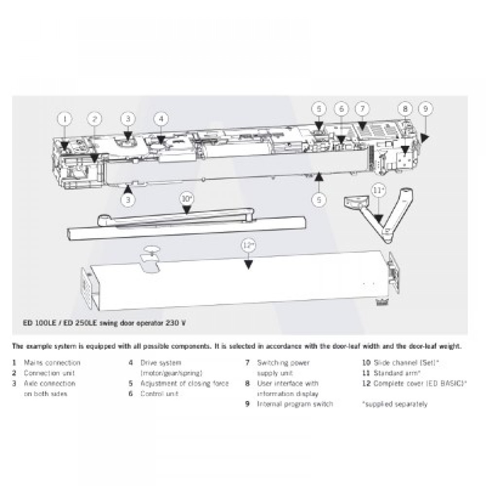 Dorma ED100 LE Low Energy Swing Door Operator