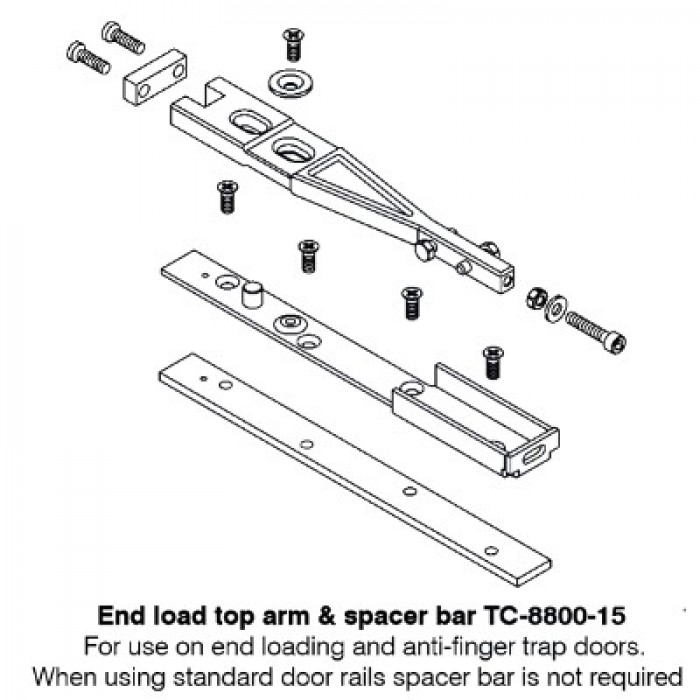 Axim Transom Door Closer Drive Arm Assembly 8800 Series