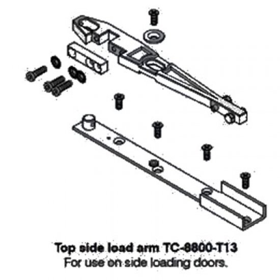 Axim Transom Door Closer Drive Arm Assembly 8800 Series