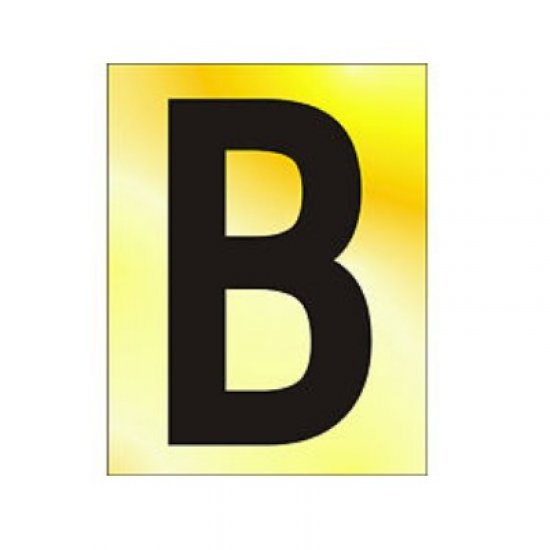 75mm Self adhesive Letters