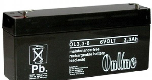 Lynteck OL3.3-6 6 Volt 3.3Ah Sealed Lead Acid Battery