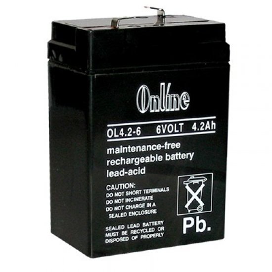 Lynteck OL4.2-6 6V 4.2Ah Sealed Lead Acid Battery