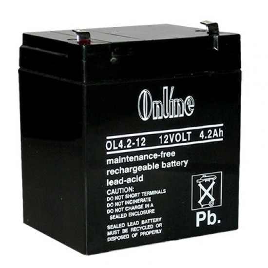 Lynteck OL4.2-12 12V 4.2Ah Sealed Lead Acid Battery