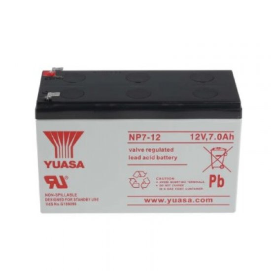 Yuasa 7A/H 12VDC Battery