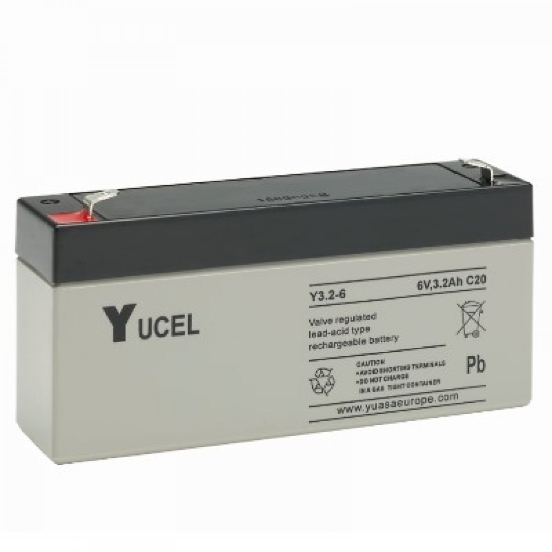 Lynteck OL3.3-6 6 Volt 3.3Ah Sealed Lead Acid Battery