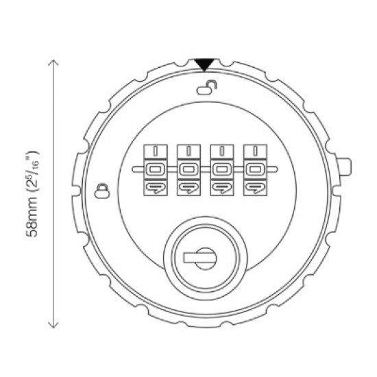 Codelocks Kitlock KL10 Mechanical Lock