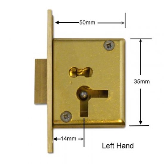 Asec 15 4 Lever Cut Cupboard Lock