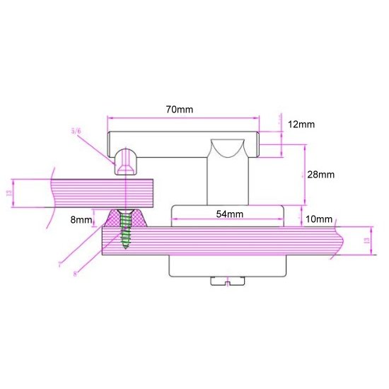 Asec Cubicle Pilaster Turn With Buffers