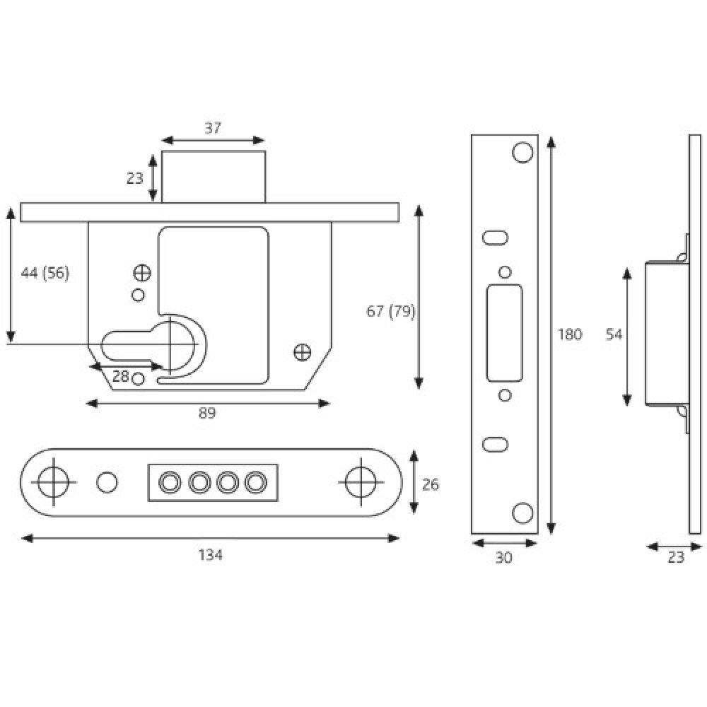 Era 263 & 363 Fortress Euro Deadlock Case Only