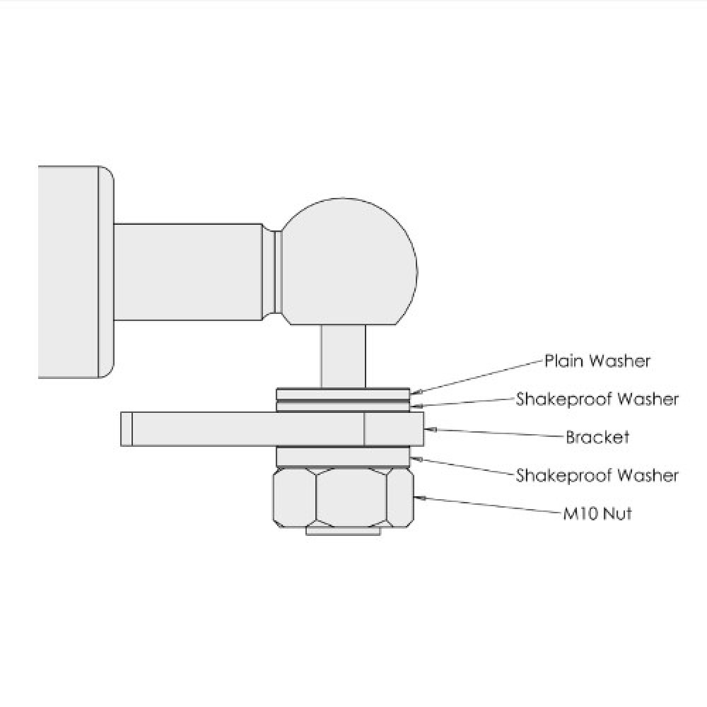 Gatemaster Screw Fixed Closing Strut