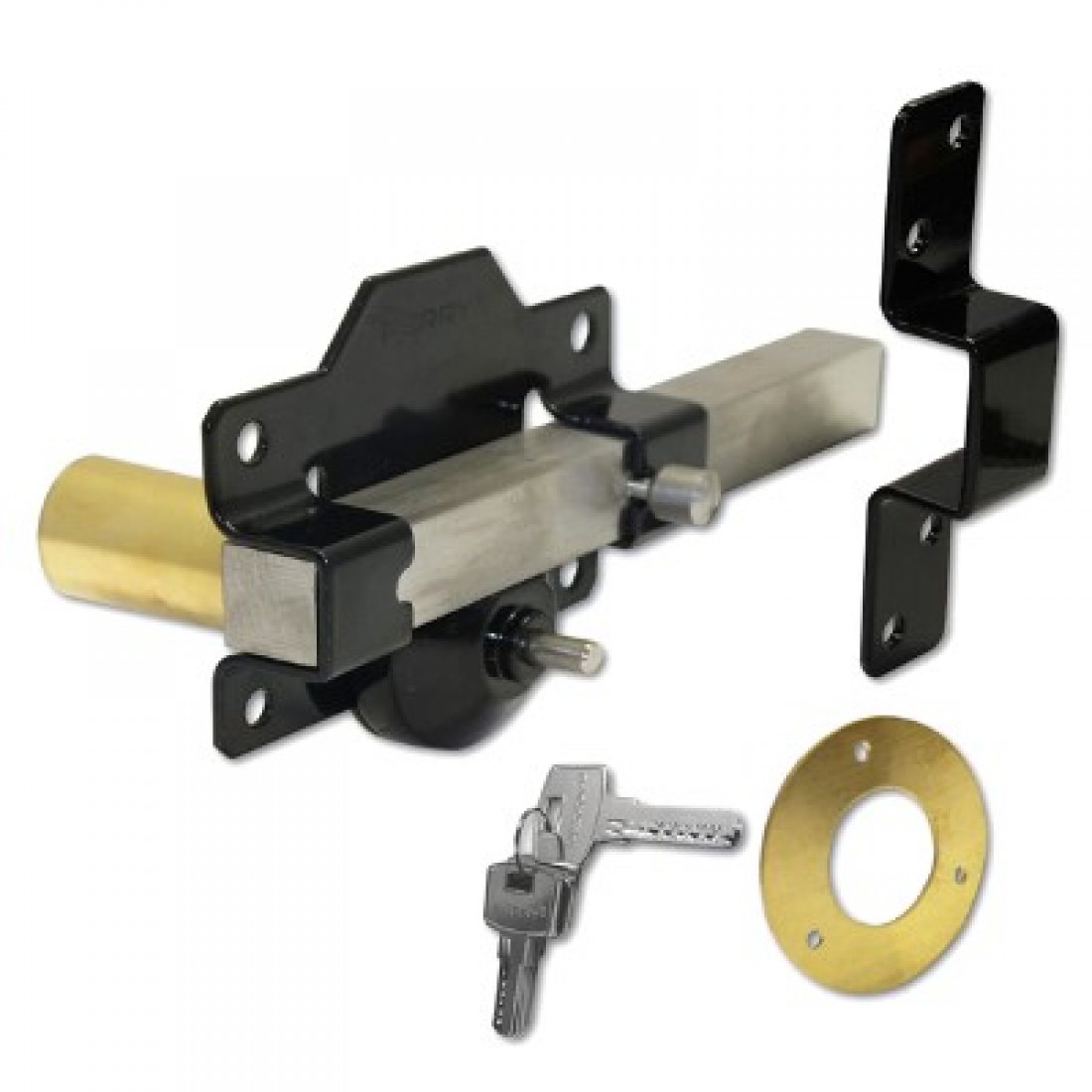 A Perry Double Locking Long Throw Gate Lock