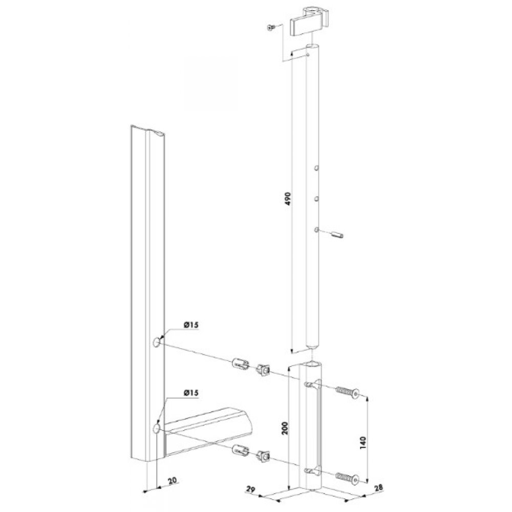 Locinox Drop Bolt VSF