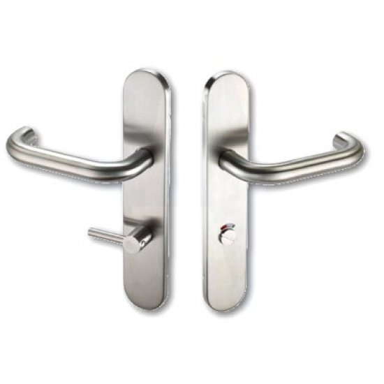 Asec Radius Backplate Lever Furniture DDA