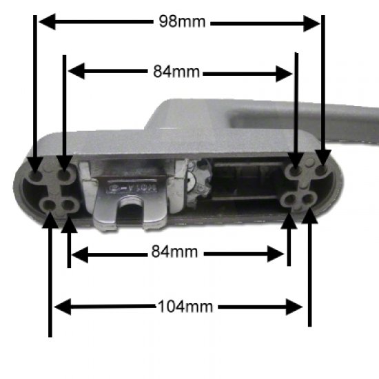 Roto Tilt Before Turn Window Handle With Fork Spindle