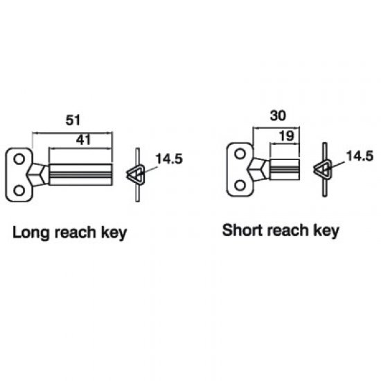 Budget Triangular Key
