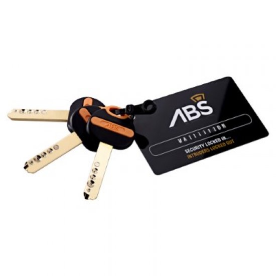Spare keys for ABS British standard cylinders