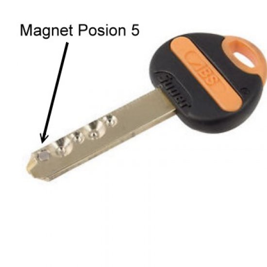 Spare keys for ABS British standard cylinders