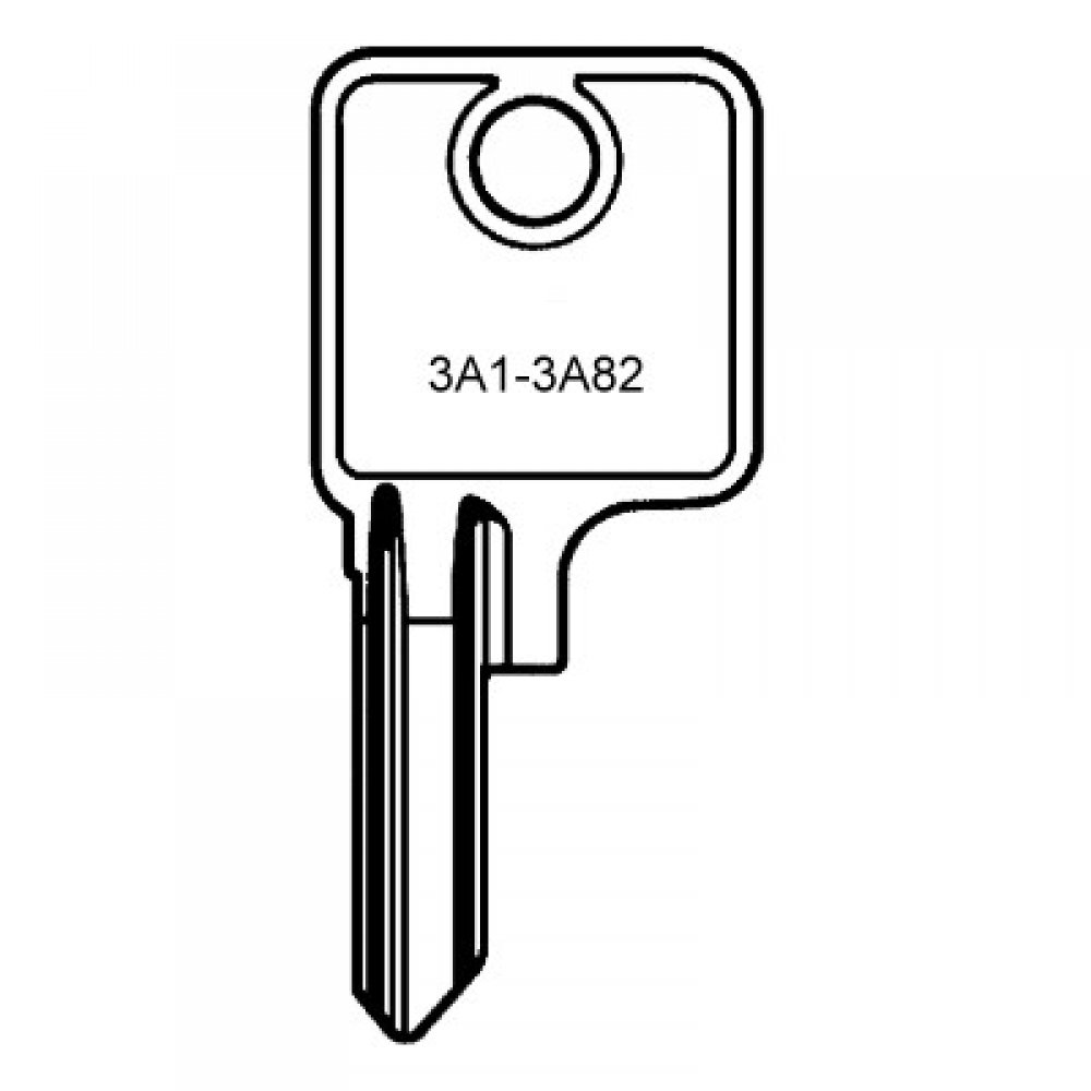 Dom 1D, 2A, 3A, CF, DB Series Cabinet Keys