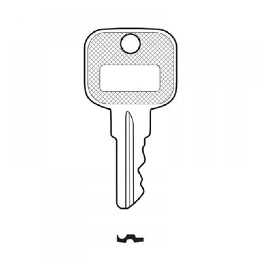 Key For Tractors, Plant, Industrial Vehicles, CH4
