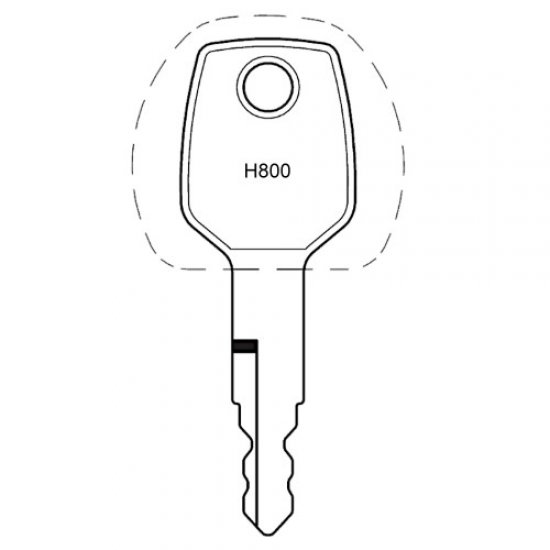 H800 Plant Key to Suit Hitachi