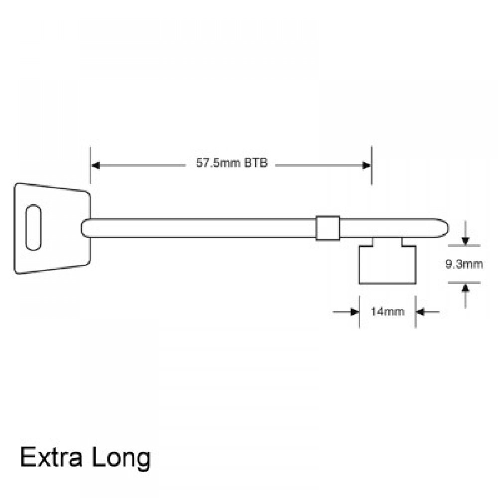 Chubb Detainer Mortice Spare Key Cut