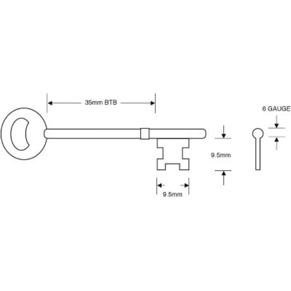 Gibbons pre cut Keys A1 to A6 B1 to B6