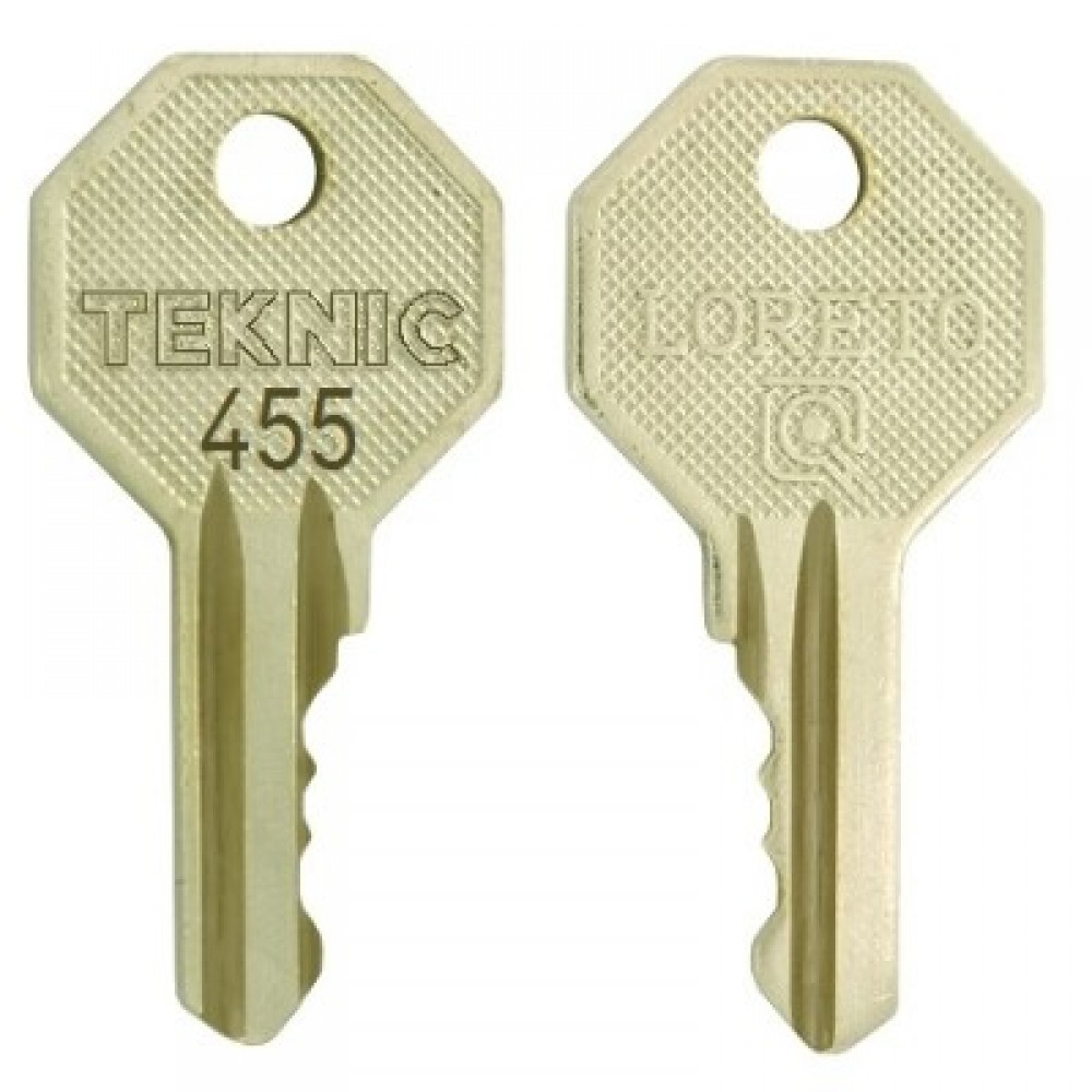 Tekinc Loreto 455 Replacement Switch Key