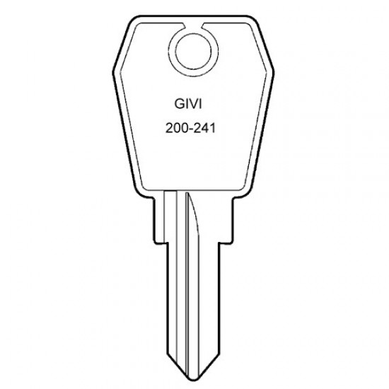Givi Luggage Box Keys 1 to 210