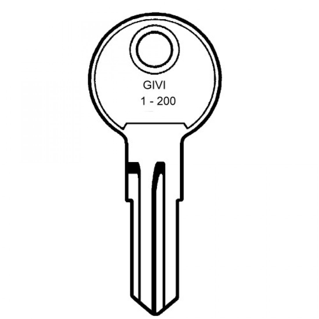 Givi Luggage Box Keys 1 to 200
