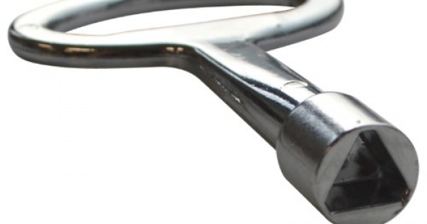 Utility Meter Box Key 8mm Triangle