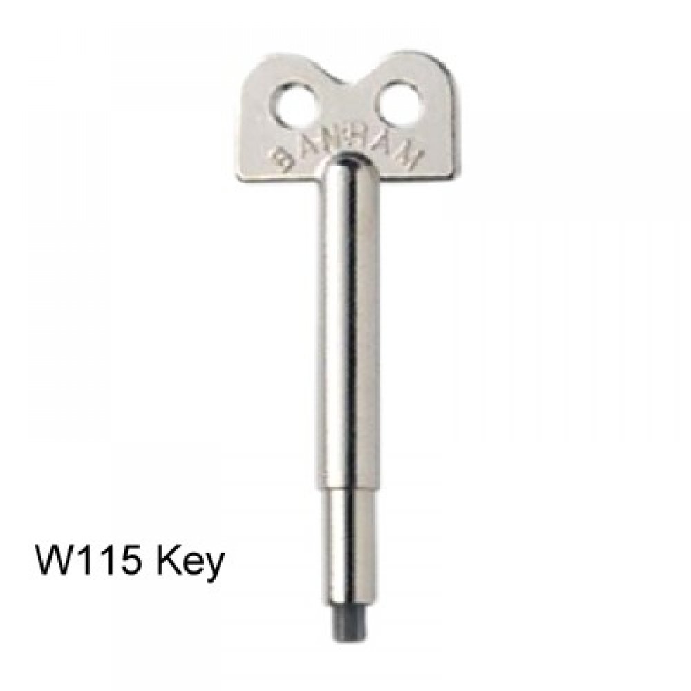 Banham Window Lock Key for W106, W107, W121