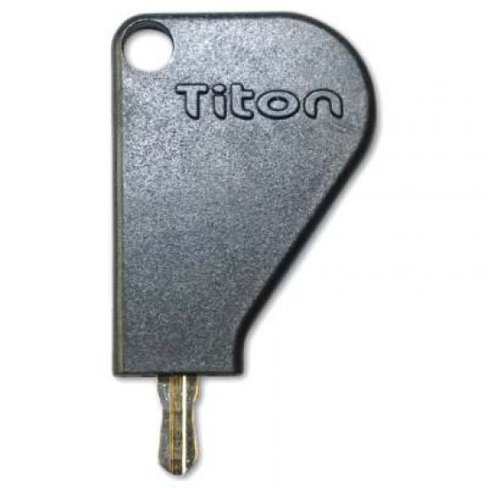 Titon Select Espag Key With Black Plastic Head
