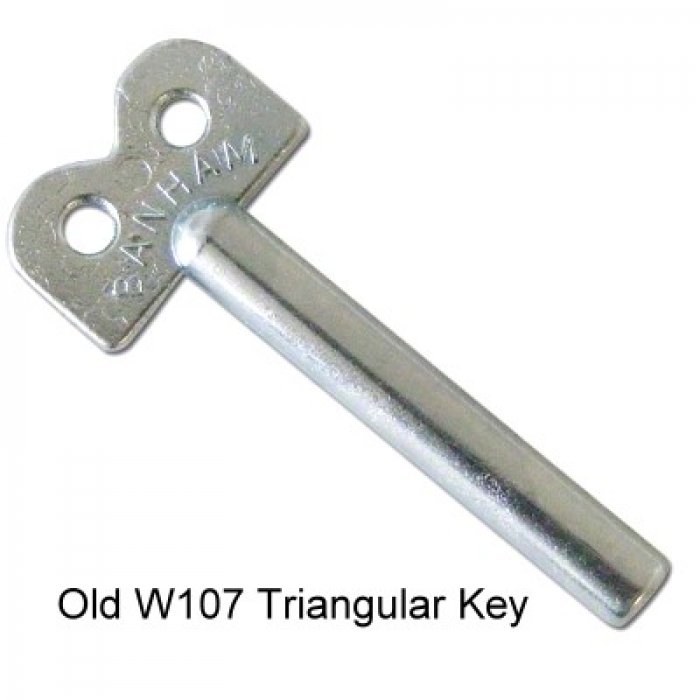 Banham Window Lock Key for W106, W107, W121