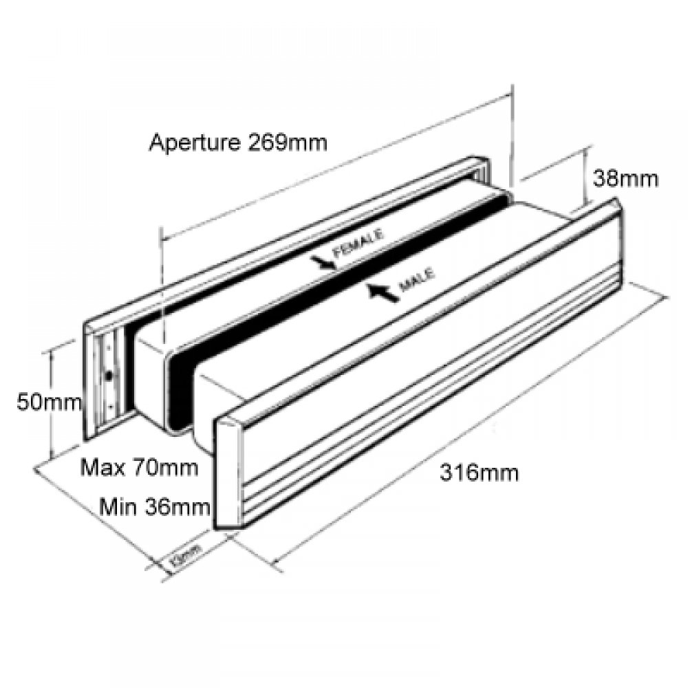 Slim Master Letterbox