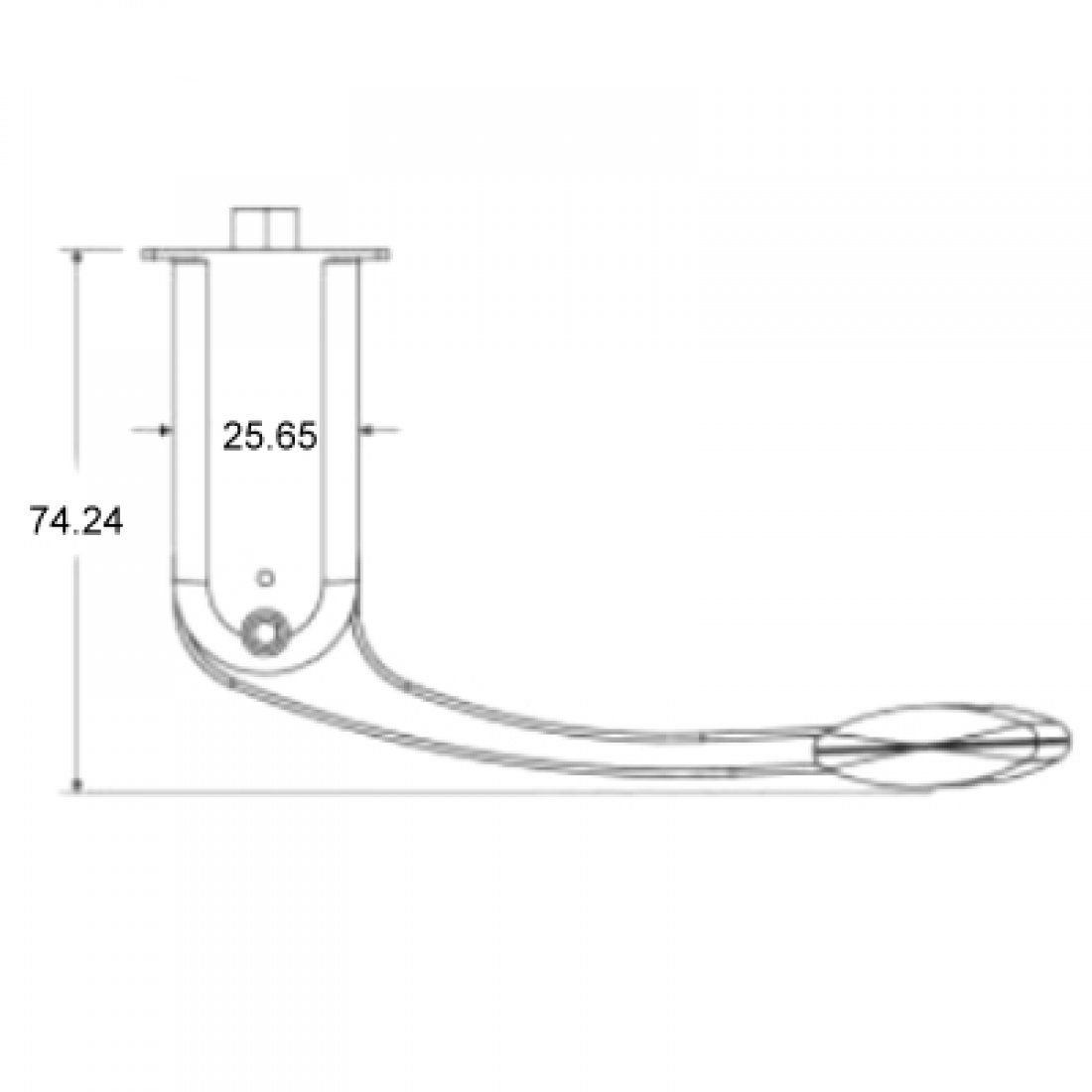 Adams Rite 4591 Paddle Handle