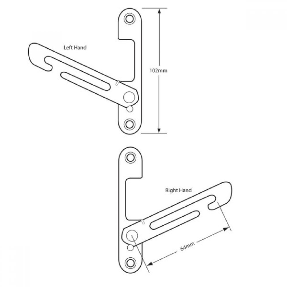 Mila Enhanced UPVC Window Restrictor Catch