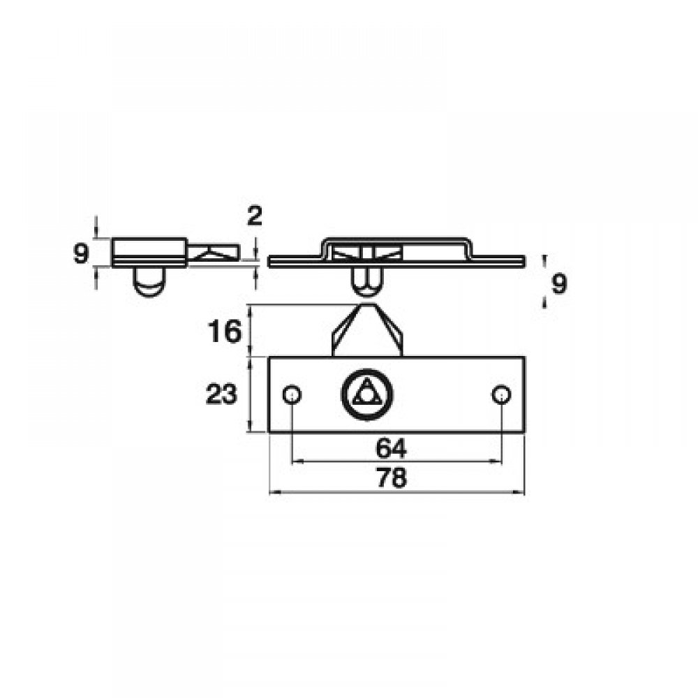 Standard Budget Rim Lock