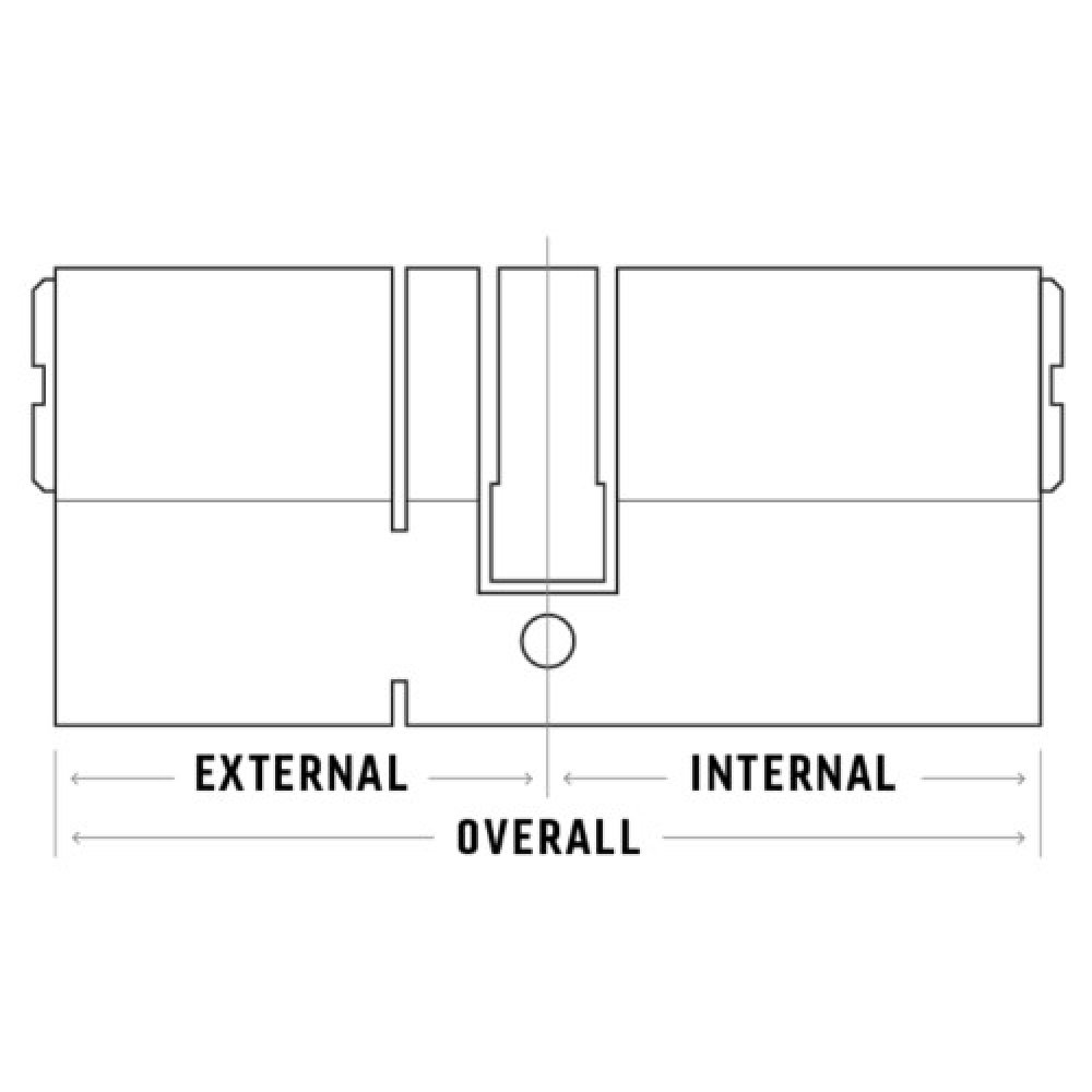 Caveo TS007 3* Double Euro Dimple Cylinder
