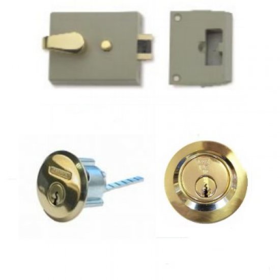 Chubb 4LC 6-Pin Replacement Rim Cylinder