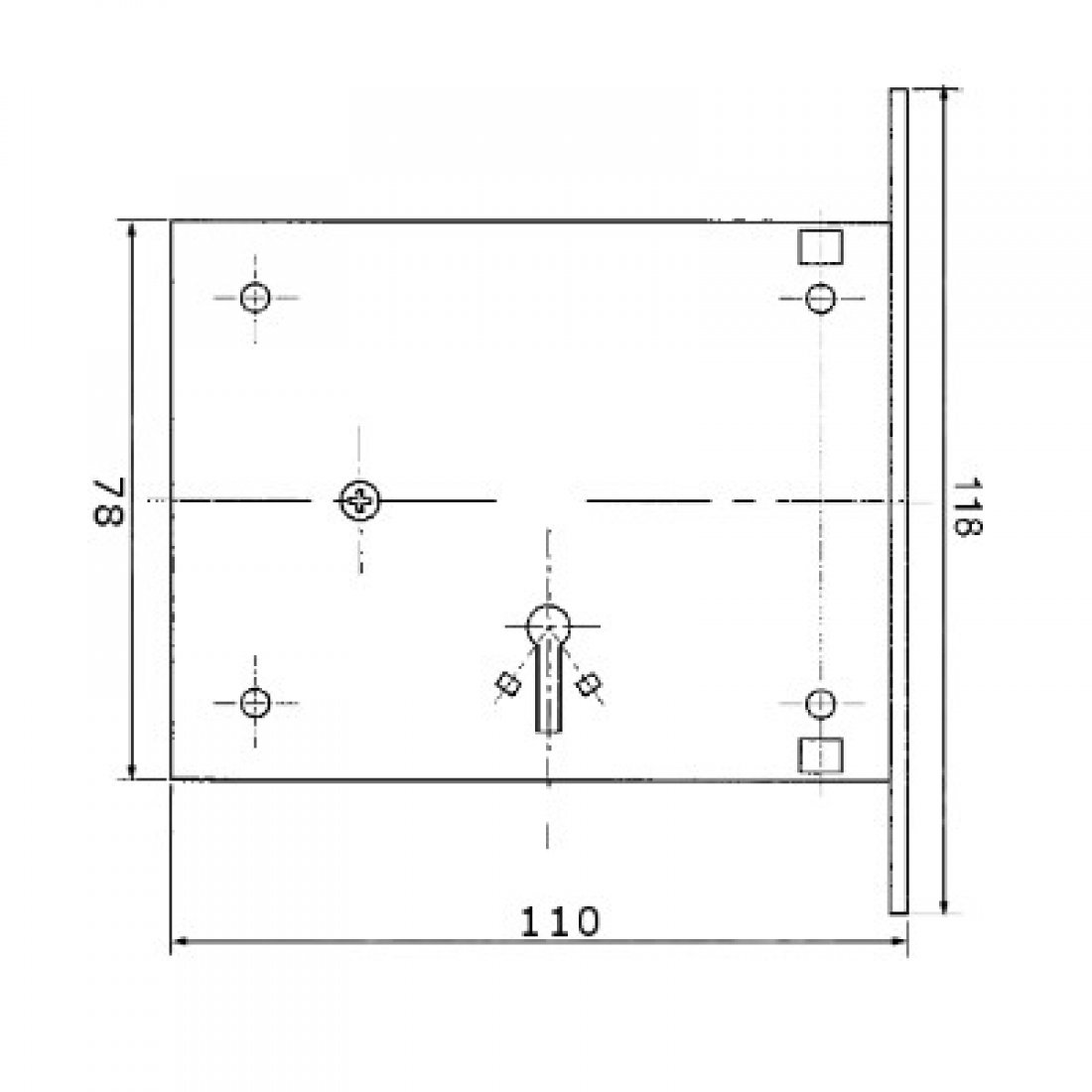 Fire Brigade Mortice Deadlock for FB1 Key